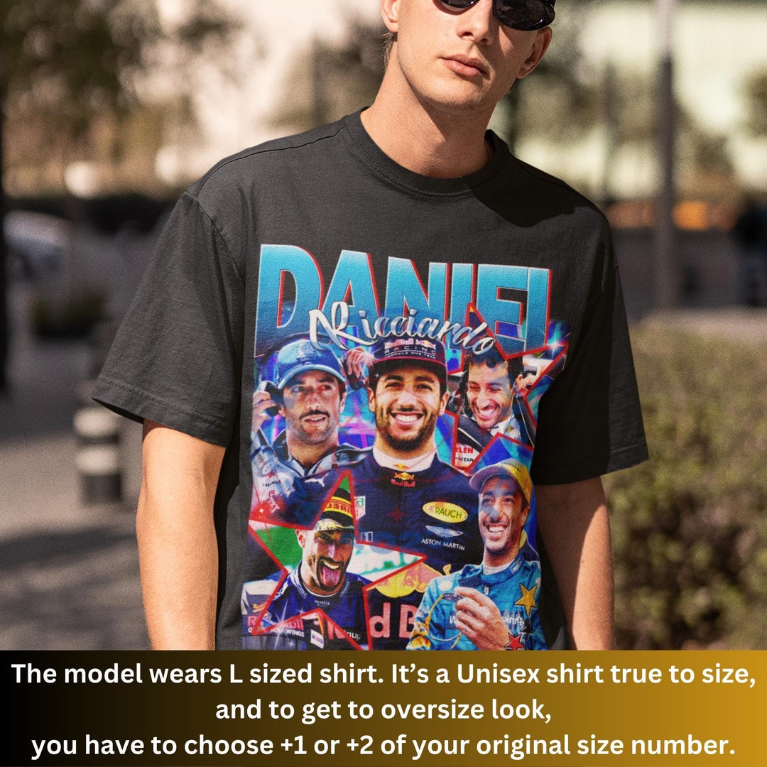 Limited Super Fresh Daniel Ricciardo Shirt, Homage Racing Sport 90s ...
