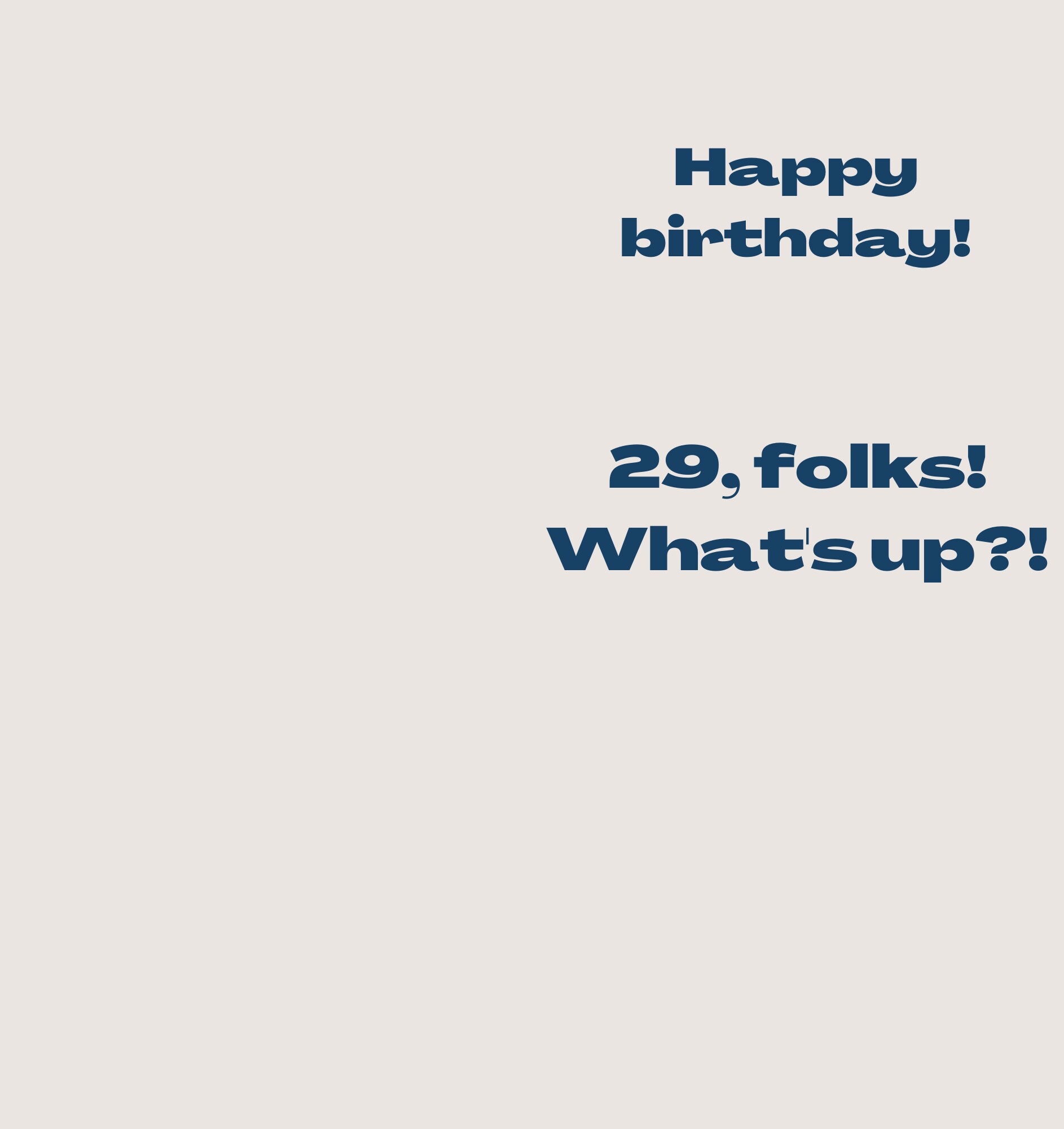 Downloadable 29th Birthday Card Template - Schmidt (two Different ...