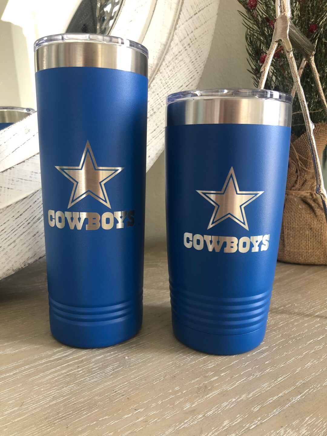 Cowboys Tumblers dallas-3 Sizes, 2 Colors - Etsy