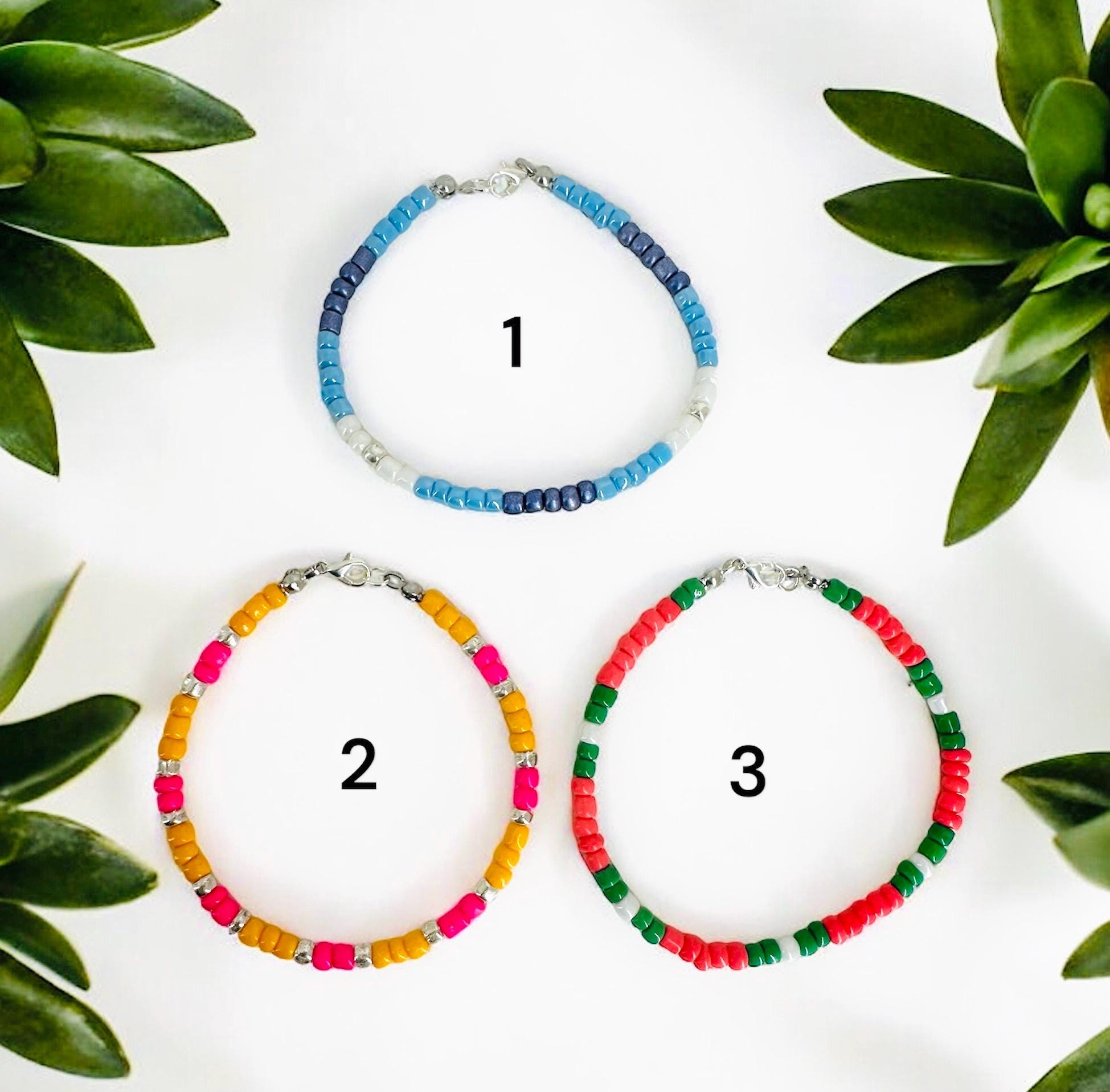 Summer Beaded Bracelets - Etsy
