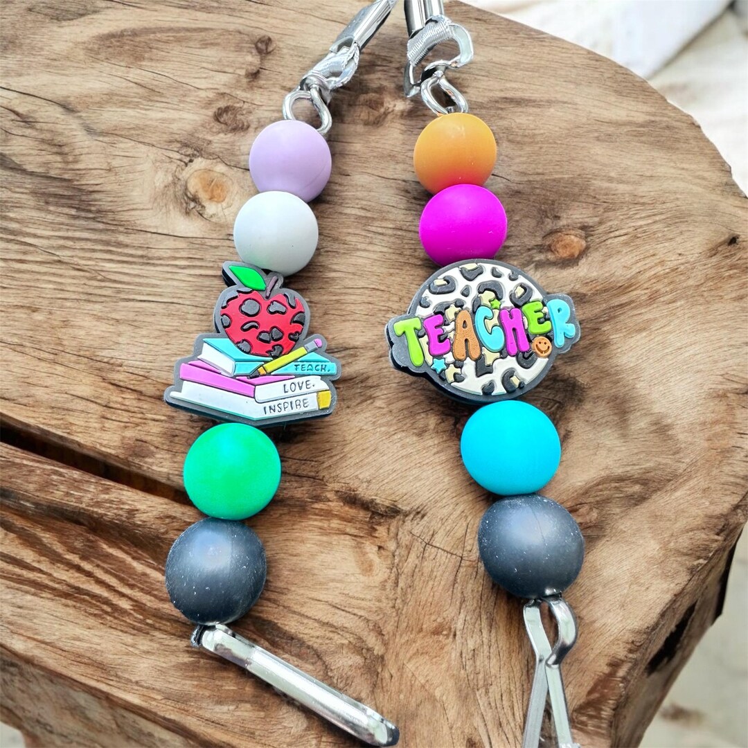 Teacher Lanyard,keychain, Wristlet, Bracelet - Etsy