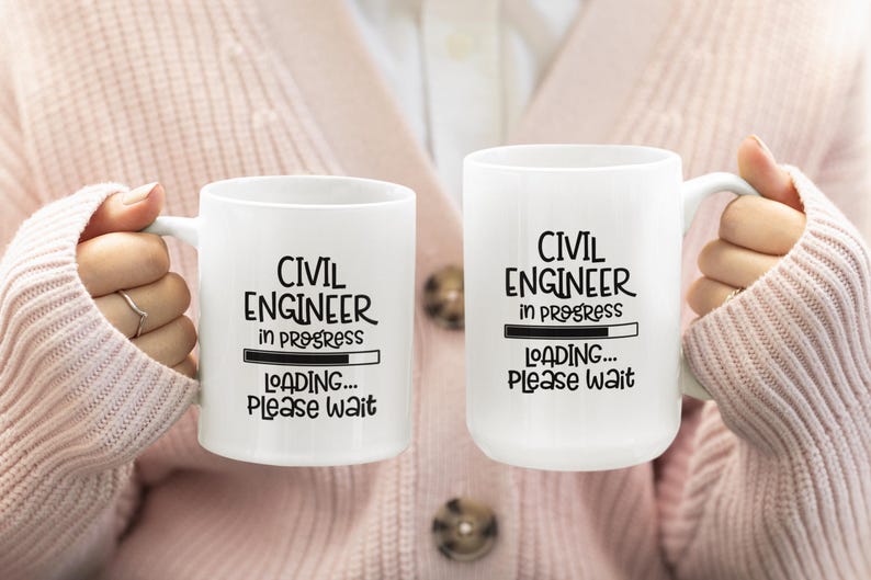 Civil Engineer in Progress Mug • Future Civil Engineering Gift ...