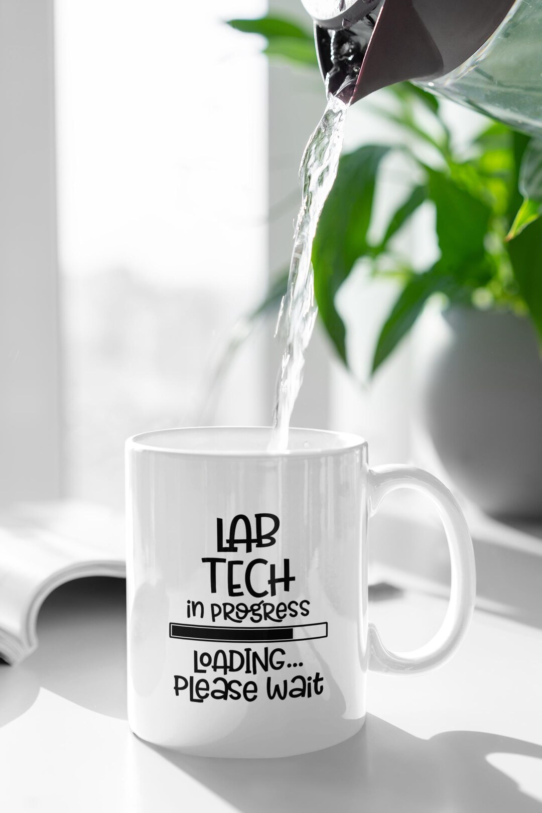 Lab Tech in Progress Mug • Future Laboratory Technician Gift • Loading ...