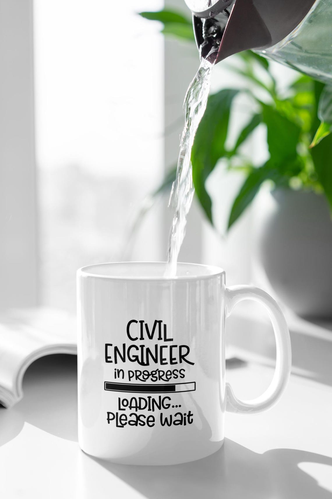 Civil Engineer in Progress Mug • Future Civil Engineering Gift ...