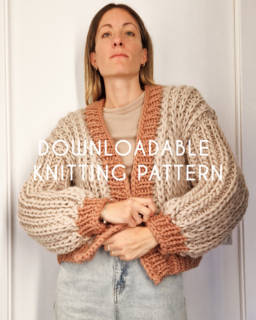 Rei Cardigan Knitting Pattern Instant Digital Download english/italian ...