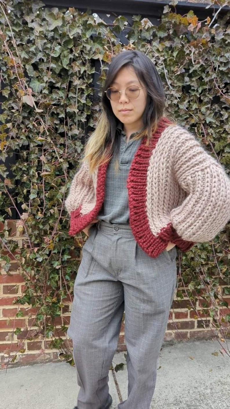 Rei Cardigan Knitting Pattern | Instant Digital Download (english ...