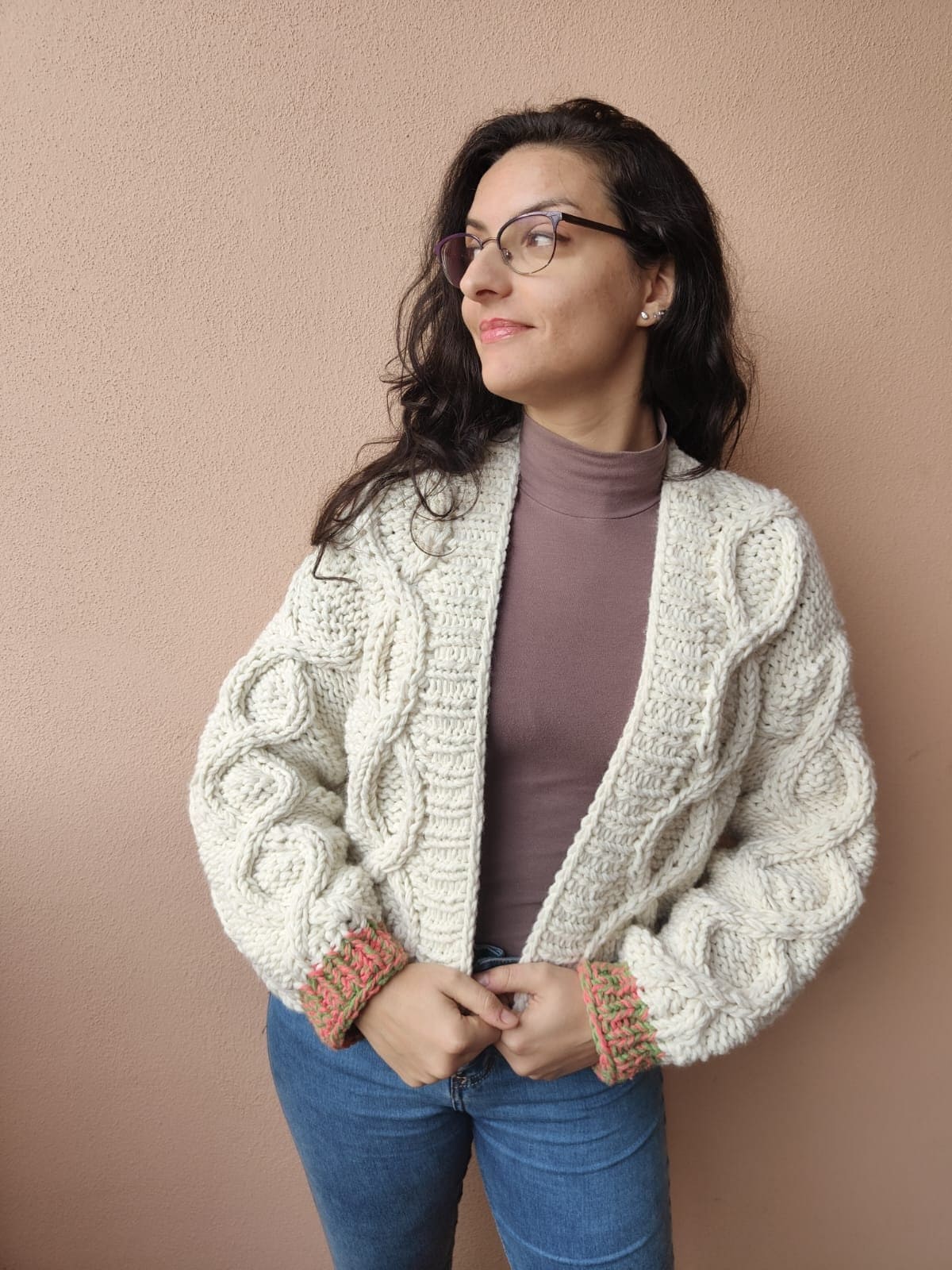 Venezia Cardigan Knitting Pattern | Instant Digital Download (english ...