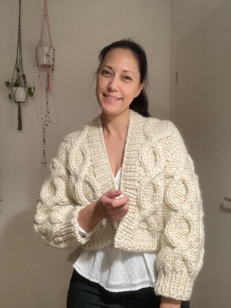 Venezia Cardigan Knitting Pattern Instant Digital Download english ...