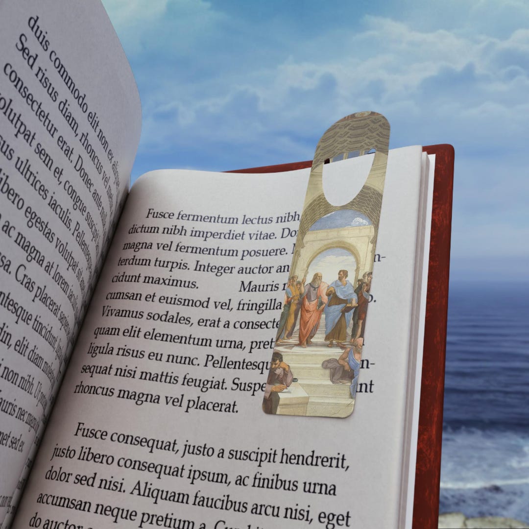 Renaissance Bookmark, Raphael's School of Athens Aluminum Bookmark - Etsy