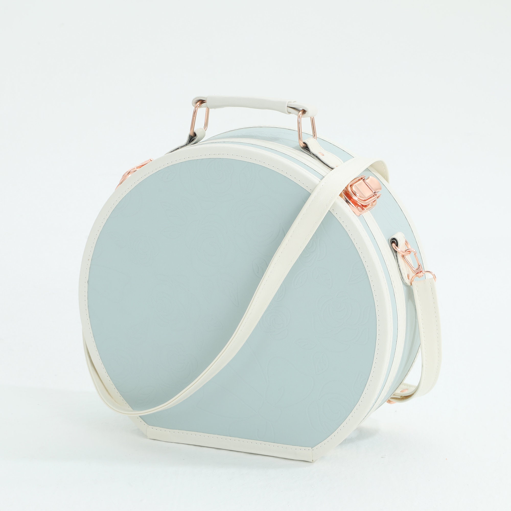 Vintage Style Hat Case, Carry-on Overnight Case, Retro Hard Shell Train ...