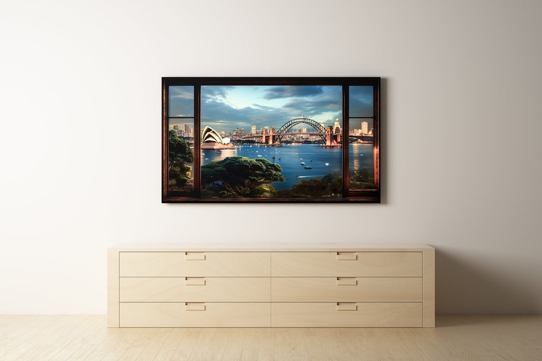 Samsung Frame Tv Art | Sydney | Australia |window Frame Illustration ...