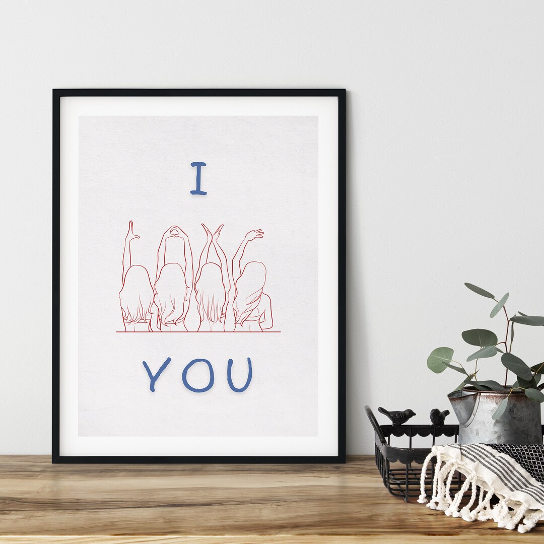 I Love You, Hand Signs, Wall Art Poster, Printable, Various Sizes ...
