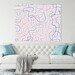 Scandi Boho Wall Art, Danish Pastel Decor, Abstract Squiggle Lines ...