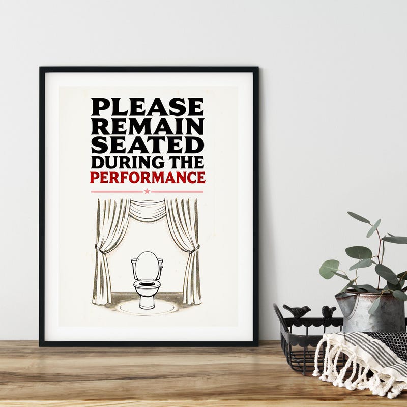 Please Remain Seated - Etsy