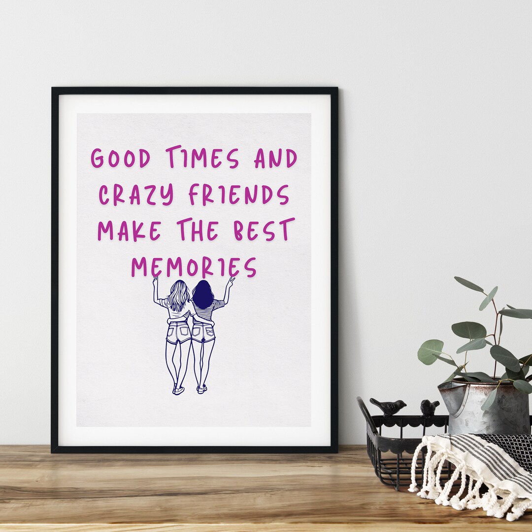 Good Times, Wall Art Poster, Printable, Various Sizes, Instant Download ...