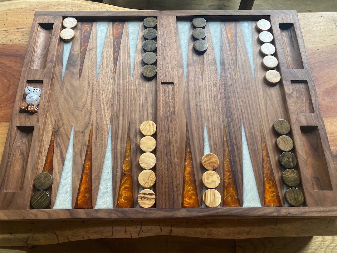 Custom Desktop Backgammon Board CNC Files - Etsy