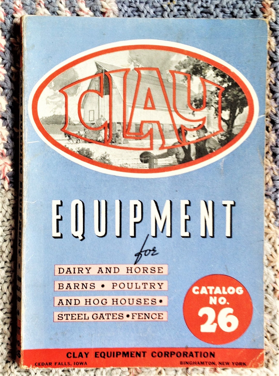 1941 Clay Equipment Corp Catalog: Dairy, Horse, Poultry, Hog Barns - Etsy