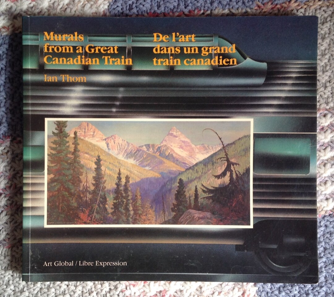 Murals From a Great Canadian Train by Ian Thom Attractive Copy - Etsy