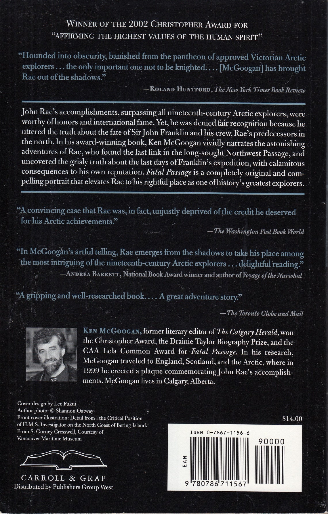 FATAL PASSAGE: the Story of John Rae the Arctic Hero Time Forgot by Ken ...