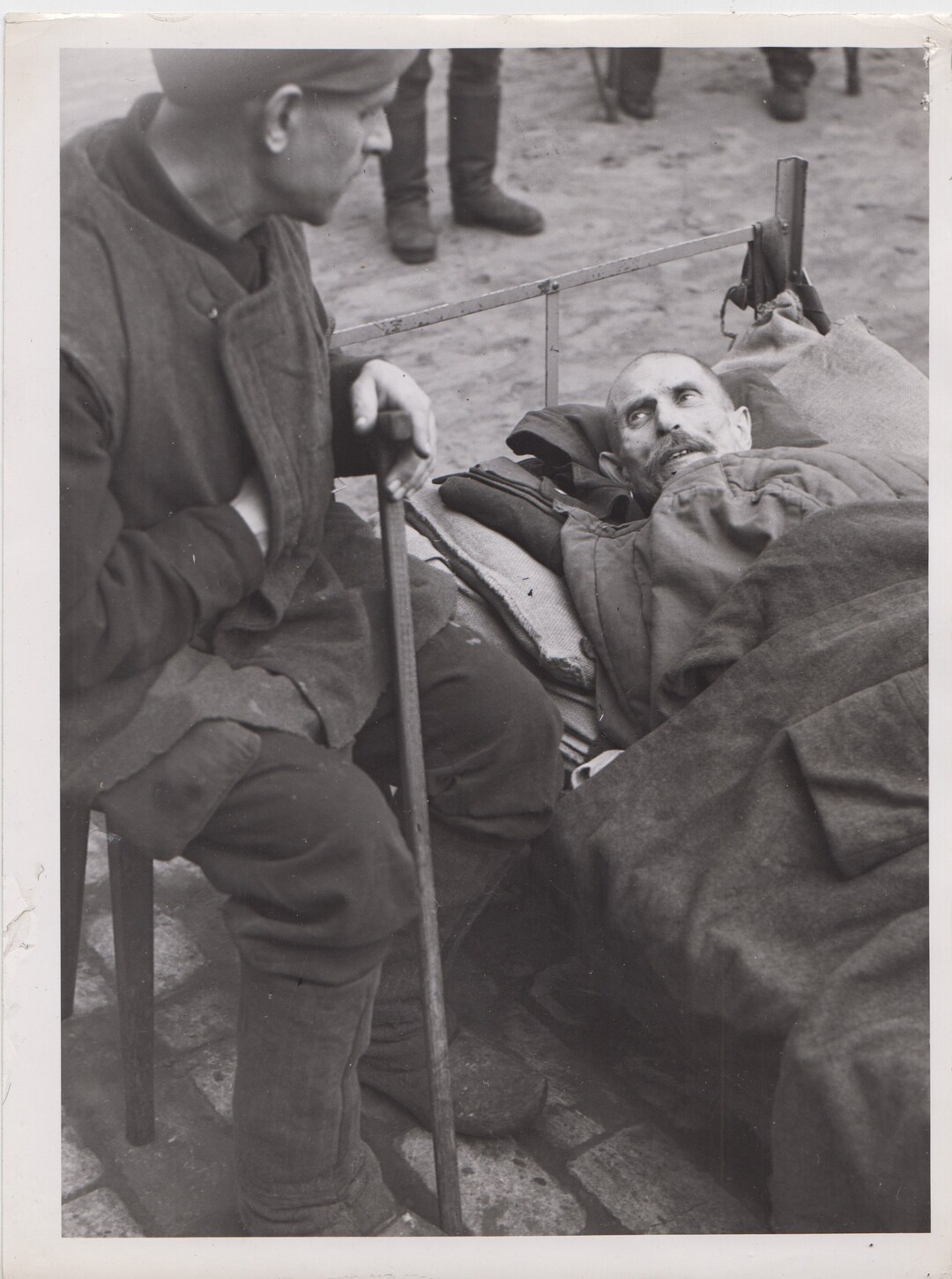 WWII Canadian Army Photo: Freed Pows, Stalag VI-B, Mappan Germany - Etsy
