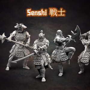 Toys Toys & Games Miniature Toys 5E Fantasy Orc Oni Samurai Ninja ...