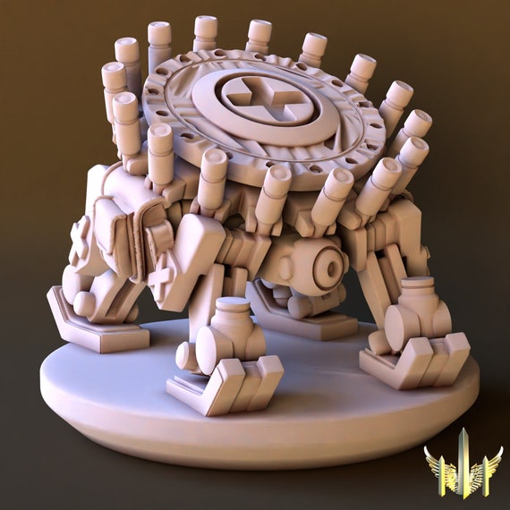 Space Conscript Squad Support Mech Triple Spire Workshop - Etsy