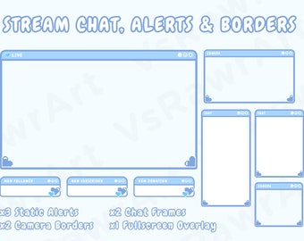 Twitch Blue Chat - Etsy