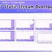 Animated Stream Overlay Package Purple Silver Moon Cute Twitch Overlay ...