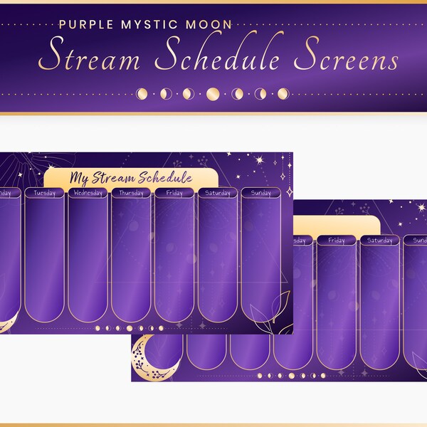 Weekly Schedule - Etsy