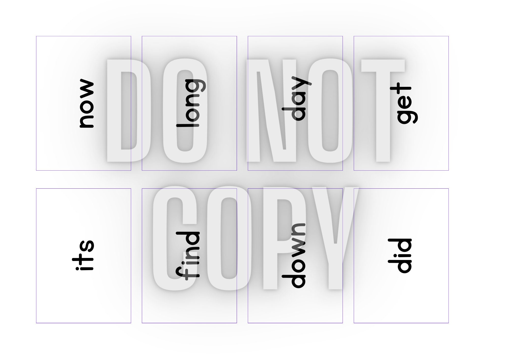 Fry's 1st 100 Sight Words Flash Cards Digital Printable - Etsy