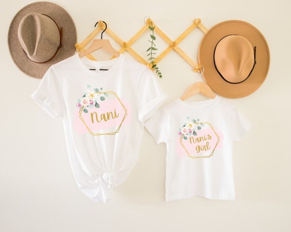 Custom Nani Nani's Girl Matching Shirts Family Matching - Etsy