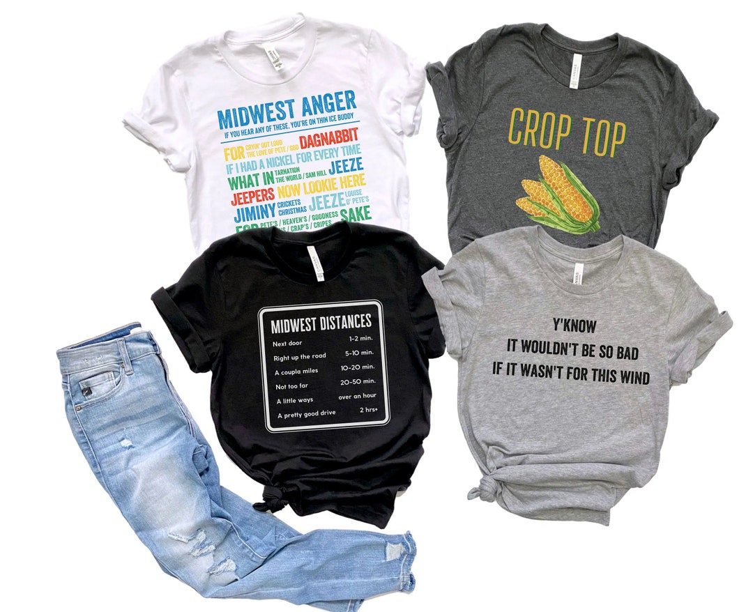 Funny Midwest, Midwest Sayings, Corn Crop Top, Midwest Shirt, Farm ...