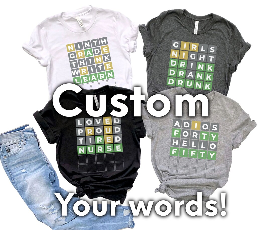 Custom Word Tees, Personalized Birthday Shirts, Custom Family Reunion ...