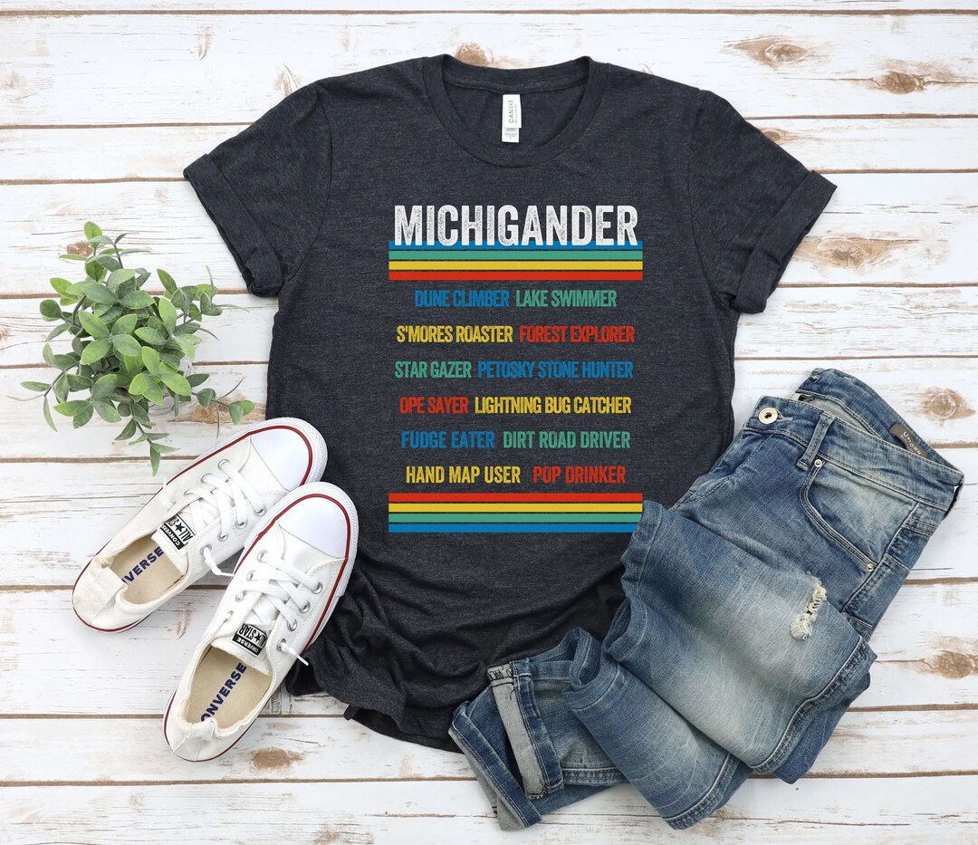 Michigander Shirt, Michigander, Great Lakes State, Great Lakes Gift ...