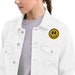 Smiley Face Denim Jacket Embroidery Design Front and Back Smile Face ...