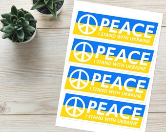 Peace Sign Sticker Sheet - Etsy