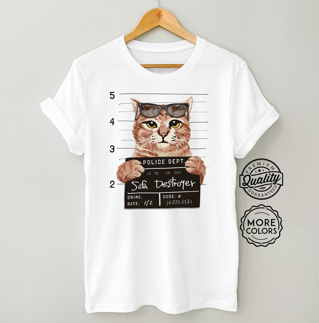Sofa Destroyer - Funny Cat T-shirt - Cat Lover Shirt, Cat Lover Gift ...