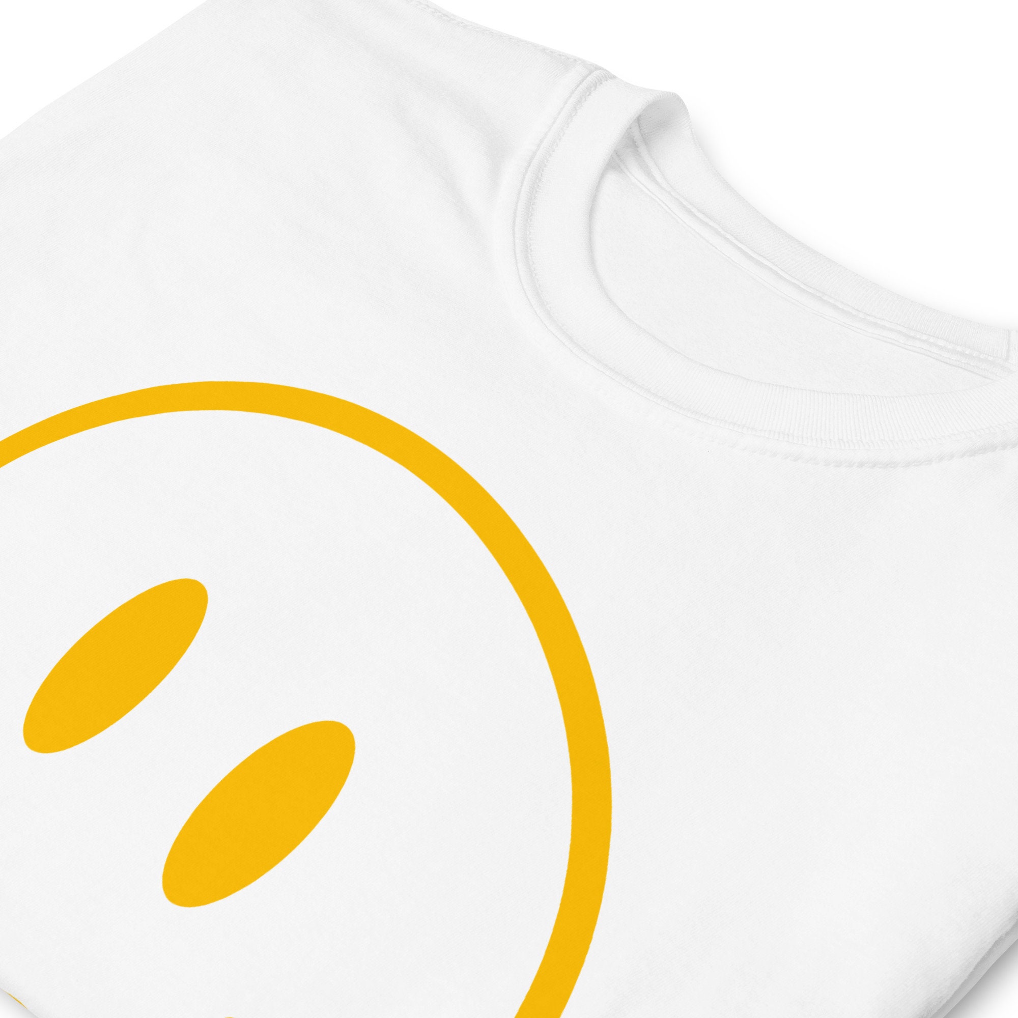 Smiley Face T-shirt Yellow Smile Face Shirt Oversized Tee - Etsy