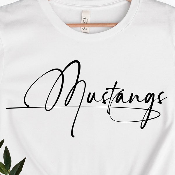 Mustangs Football Svg - Etsy