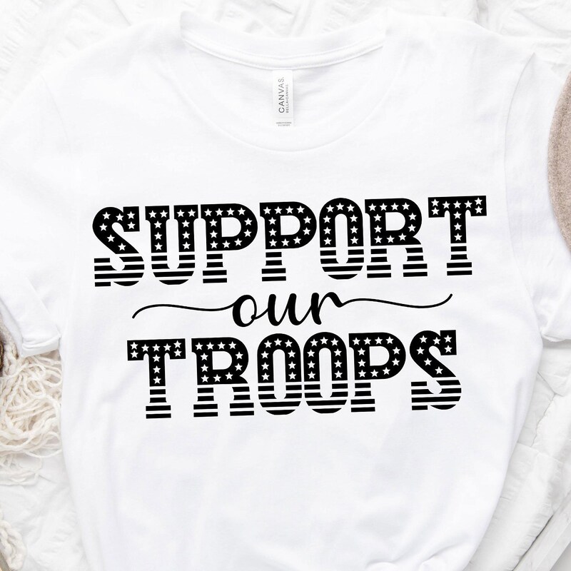 Support the Troops Svg - Etsy