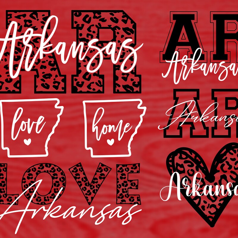 Arkansas Silhouette Svg Files - Etsy