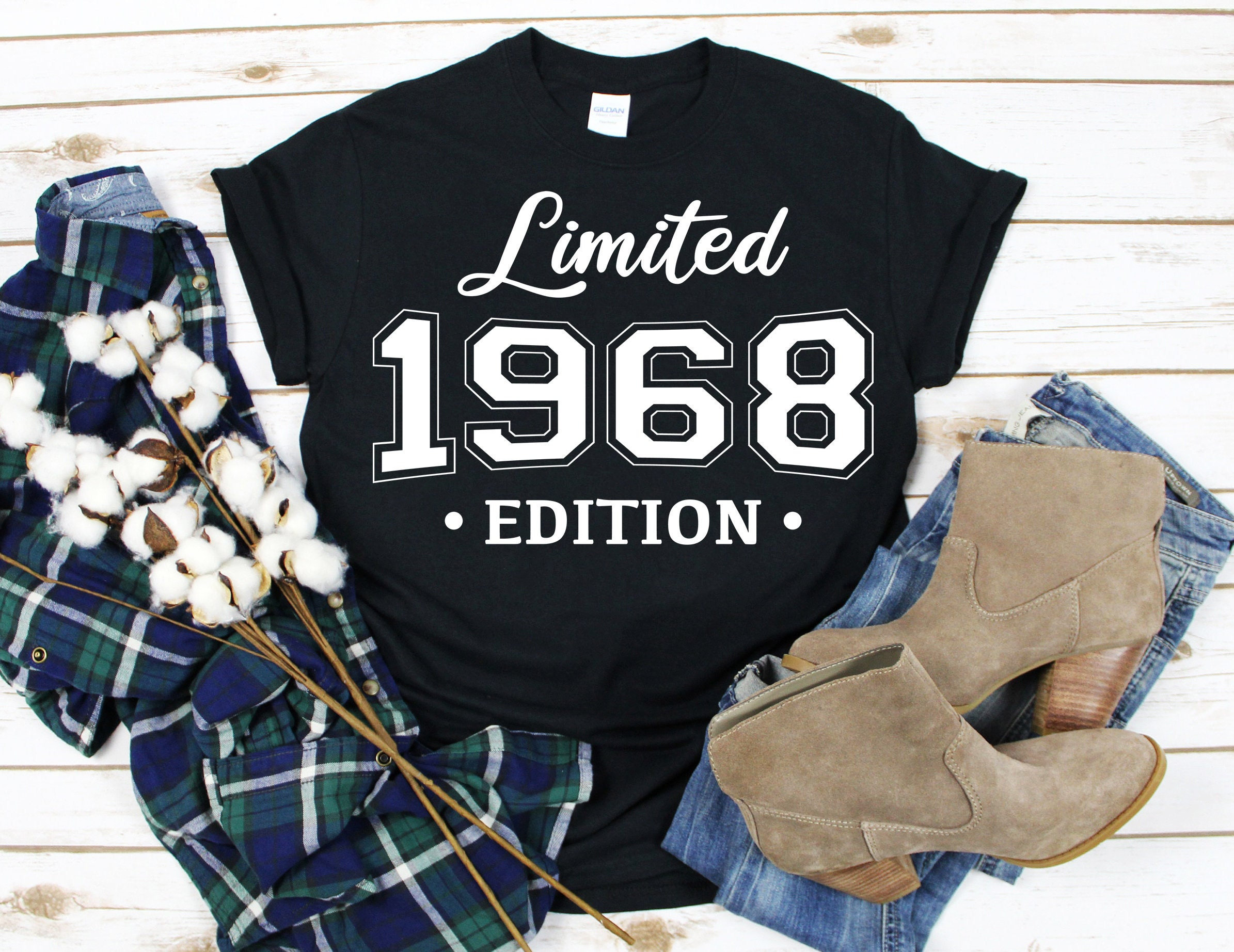 1968 Limited Edition Svg 1968 Shirt 1968 Birthday Shirt - Etsy