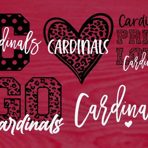 Cardinals SVG / School Mascot Svg and Png/cut File Instant - Etsy