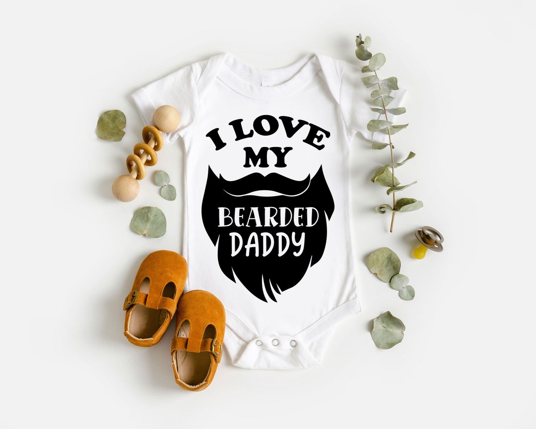 I Love My Bearded Daddy Svg, Father's Day Svg, Fuzzy Papa Dad Svg ...