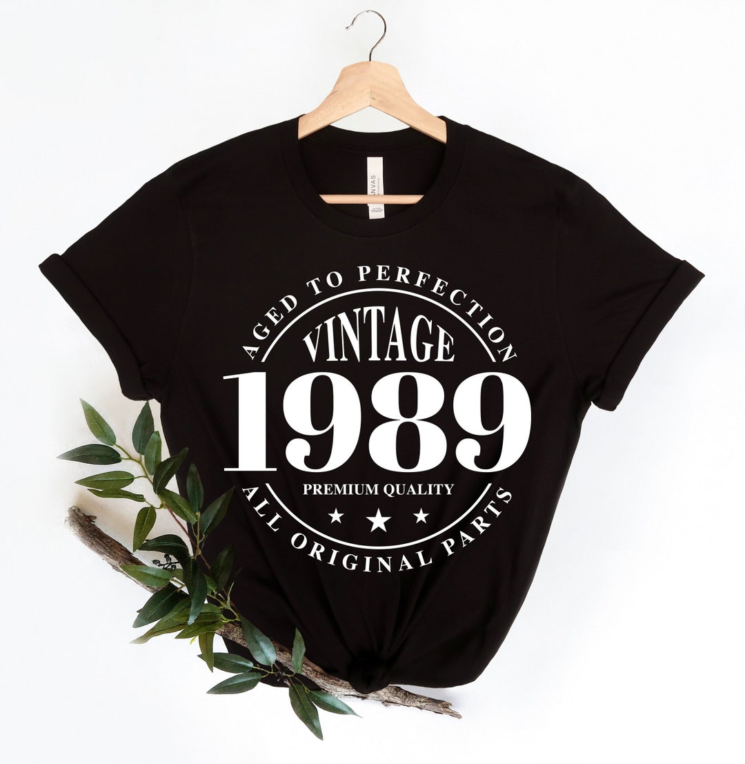 1989 Vintage Birthday Svg, 1989 Shirt, 1989 Birthday Shirt, Born in ...