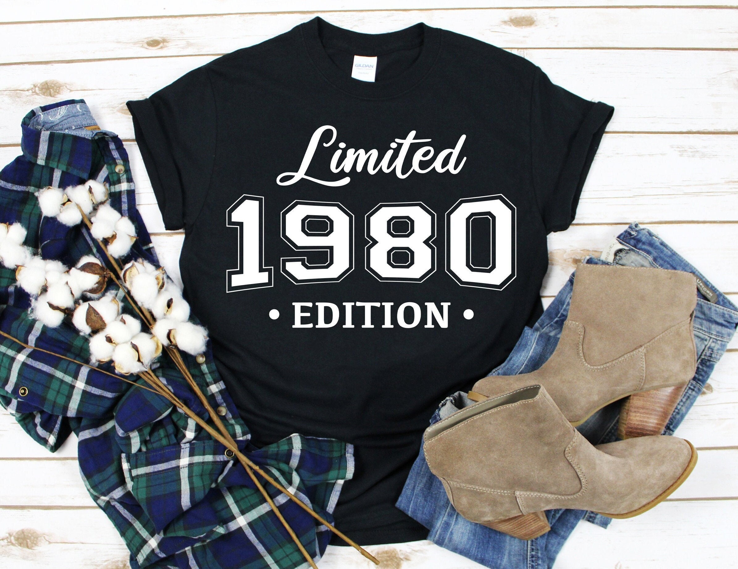 1980 Limited Edition Svg 1980 Shirt 1980 Birthday Shirt | Etsy