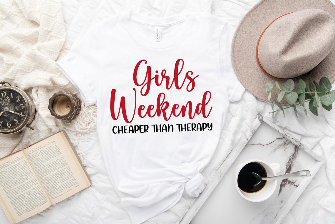 Girls Weekend Cheaper Than Therapy Svg Girls Vacation Svg - Etsy