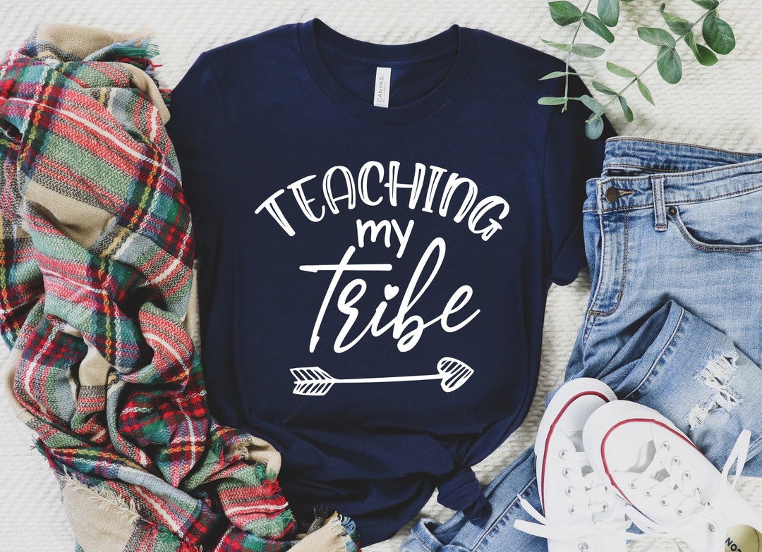 Teaching My Tribe Svg, Teacher Svg, Teacher Appreciation Svg Design ...