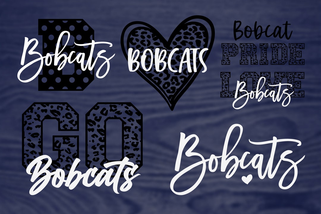 Bobcats Mascot 6 Design Bundle, Football, Basketball, Baseball ...