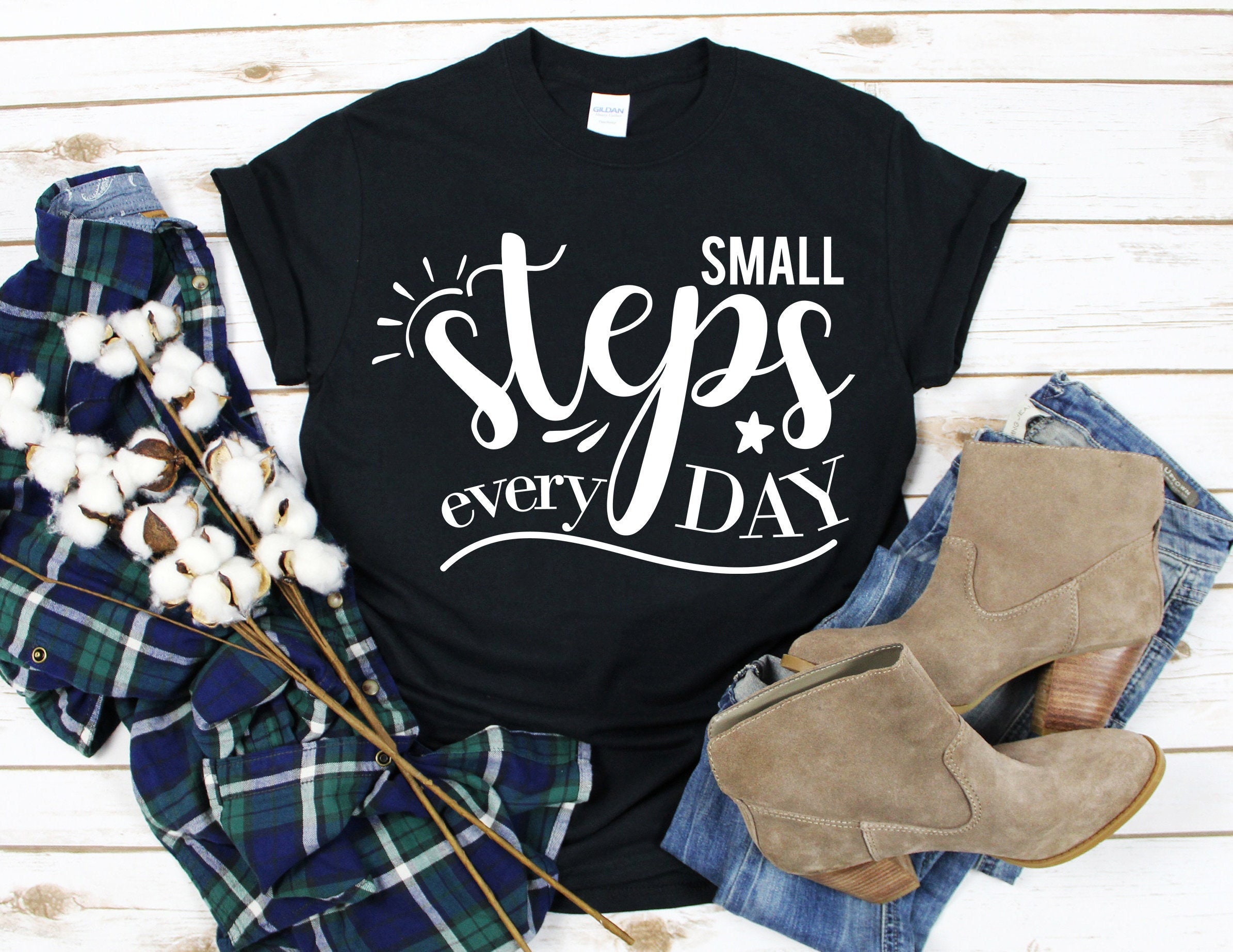 Small Steps Every Day Svg Inspirational Quotes Svg - Etsy